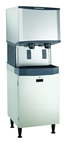 Scotsman HID525A-1 Meridian Nugget Ice & Water Dispenser, 25-Pound Capacity, Stainless Steel, 115-Volts, NSF