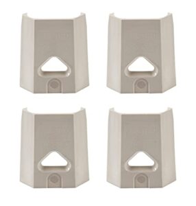 metro mx9985 metromax i industrial plastic shelving wedges, bag of 4