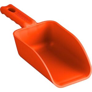 vikan remco 63007 color-coded plastic hand scoop - bpa-free food-safe kitchen utensils, restaurant and food service supplies, 16 oz, orange