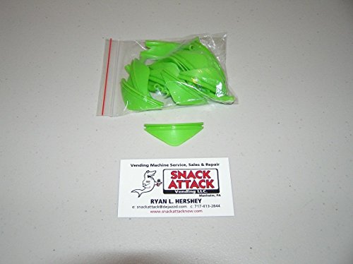 (25) Snack Vending Machine Universal Coil Pushers (Green) - AP,Rowe,USI,National,AMS