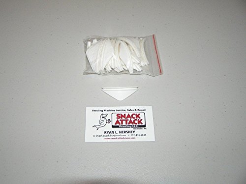 (25) Snack Vending Machine Universal Coil Pushers (White) - AP,Rowe,USI,National,AMS