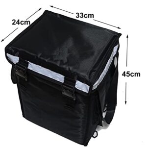 PK-34V: Small Food Delivery Backpack for Hot and Cold 13" L x 9" W x 18" H, Beverage Delivery Carrier, Drinking/Coffee Take Out Delivery Box, Thermal Bags, Top Loading