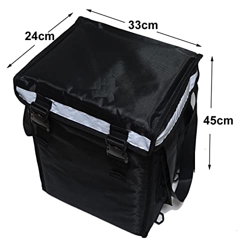 PK-34V: Small Food Delivery Backpack for Hot and Cold 13" L x 9" W x 18" H, Beverage Delivery Carrier, Drinking/Coffee Take Out Delivery Box, Thermal Bags, Top Loading