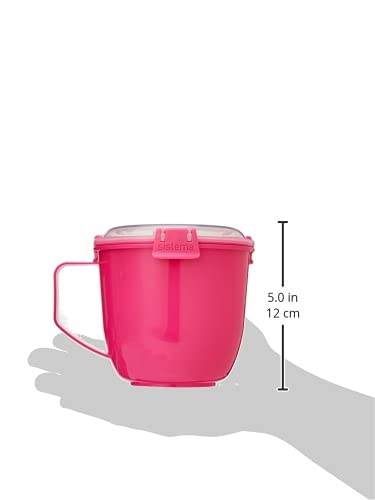 Sistema To Go Collection Soup Mug, Large, 1 Count, Colors may vary, 900 milliliters