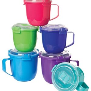 Sistema To Go Collection Soup Mug, Large, 1 Count, Colors may vary, 900 milliliters