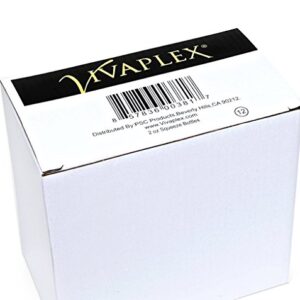 Vivaplex, 12, Clear, 2 oz, Plastic Squeeze Bottles, with Black Flip Top Caps