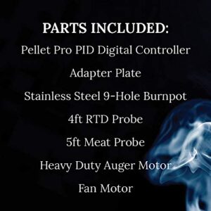 Pellet Pro Complete Upgrade Kit with PID Controller | Compatible with Other Brands