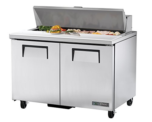 True TSSU-48-12-HC Commercial Cold Food Prep Table with Hydrocarbon Refrigerant, 36.75" Height, 30.125" Width, 48.375" Length