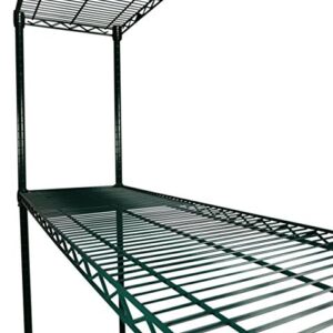 Apollo Hardware Green Epoxy Wire Shelves(Individual Wire Shelves) (14"x48")