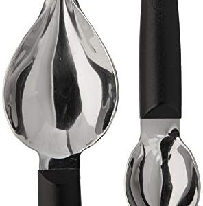 Mercer Culinary Precision Drawing Decorating Spoon Set, Large/Small, Stainless Steel