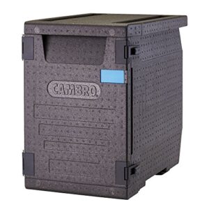 cambro epp400110 insulated food carrier, black