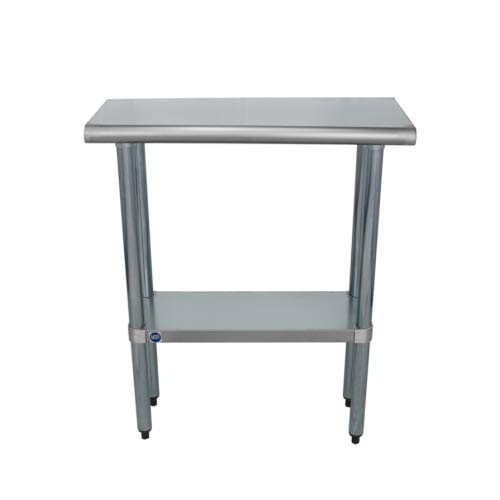 Stainless Steel Prep Work Table 14 x 24 - NSF - Heavy Duty