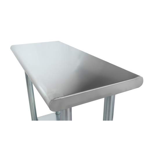 Stainless Steel Prep Work Table 14 x 24 - NSF - Heavy Duty