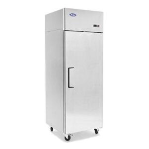 atosa mbf8001 top mount 1-door upright freezer 2 year parts + labor / 5 year compressor warranty