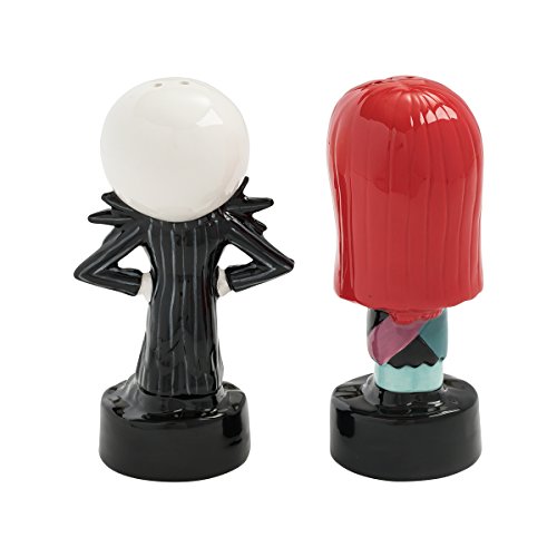 Vandor Nightmare Before Christmas Jack and Sally Salt and Pepper Set (84130), multicolor