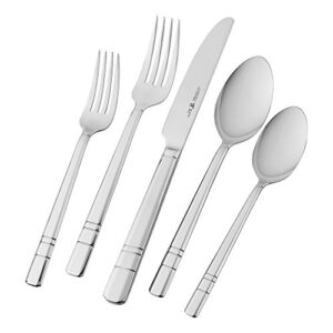 henckels flatware set, 65-pc, clear