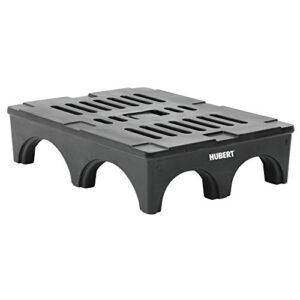 hubert® dunnage rack storage rack in black - 48"l x 36"w x 12"h