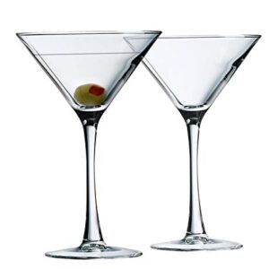 Luminarc Cachet 10 Ounce Martini 4-Piece Set, 4 Count (Pack of 1), Clear