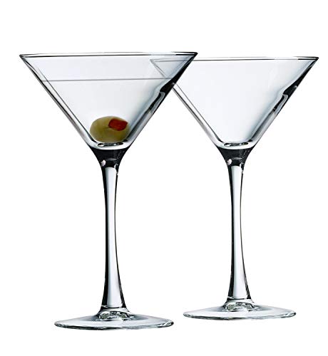 Luminarc Cachet 10 Ounce Martini 4-Piece Set, 4 Count (Pack of 1), Clear