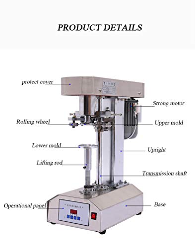 NEWTRY Electric Fully Automatic Cans Tinplate Cans Sealer Sealing Machine