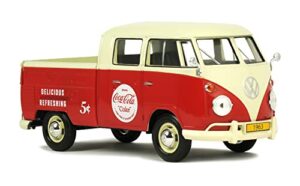 coca-cola 1/24 1963 volkswagen type 2 t1 pickup with metal vending machine