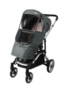 manito elegance beta stroller weather shield/rain cover (grey)