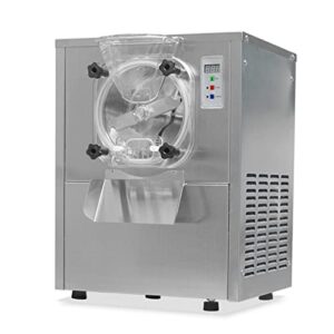 kolice commercial mini desktop hard ice cream machine, small countertop hard ice cream maker, gelato ice cream machine