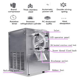 Kolice Commercial Mini Desktop Hard ice Cream Machine, Small countertop Hard ice Cream Maker, Gelato ice Cream Machine