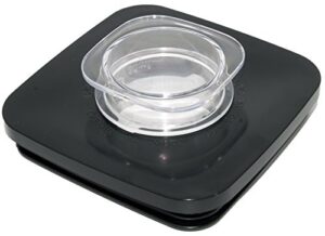 blendin replacement square lid, compatible with 5 cup oster blender jars 4"