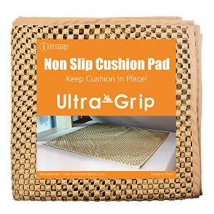 i frmmy Cushion Grip Keep Couch Cushions from Sliding - Non Slip Couch Underlay Pad, Stop Sofa Cushions from Sliding (24" x 24")- 3 Pack