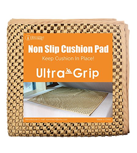 i frmmy Cushion Grip Keep Couch Cushions from Sliding - Non Slip Couch Underlay Pad, Stop Sofa Cushions from Sliding (24" x 24")- 3 Pack