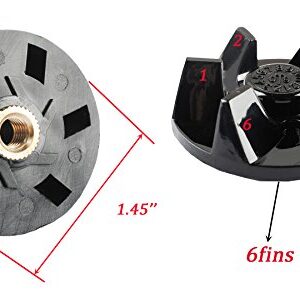 SPB 456 2B Blender Blade with SPB7-20TXN Coupling Compatible with Cuisinartt Powerblend Duet Parts Replacement BFP-703 FPB-5PC SPB-3 SPB-7 SPB-7CH Blender Clutch