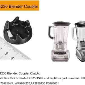 9704230 Blender Coupler with Spanner Kit Replacement Parts Compatible with KitchenAid KSB5WH KSB5 KSB3 Driver