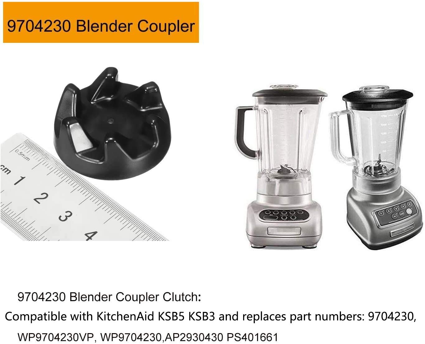 9704230 Blender Coupler with Spanner Kit Replacement Parts Compatible with KitchenAid KSB5WH KSB5 KSB3 Driver