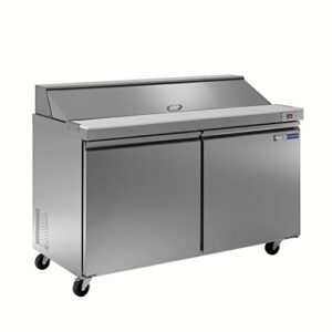 kratos refrigeration 69k-771 61" w commercial sandwich/salad prep table, 16 pan capacity