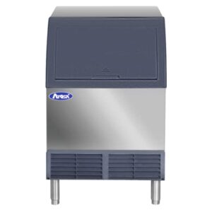 atosa usa yr280-ap-161 ice maker with built-in storage bin - high-capacity production and energy-efficient air cooled condenser - etl listed and sanitation certified