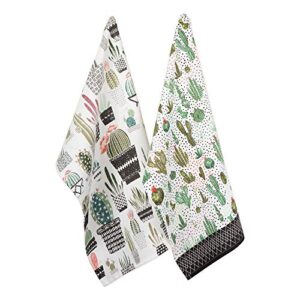 dii urban cactus kitchen collection, 18x28, urban oasis 2 piece