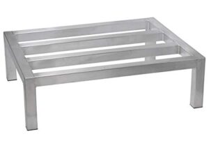 winco asdr-1424, 14x24x8-inch aluminum dunnage rack, nsf