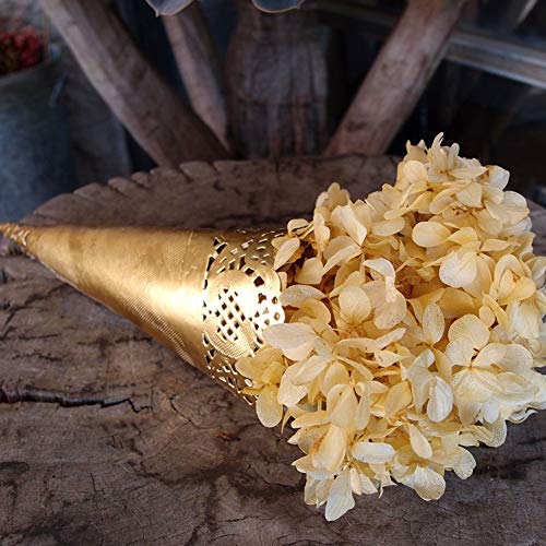 Amkoskr 100 Pcs 12 Inch Round Lace Gold Paper Doilies Gold Foil Paper Placemats Doily Paper Pad for Cakes Crafts Party Weddings Tableware Decor