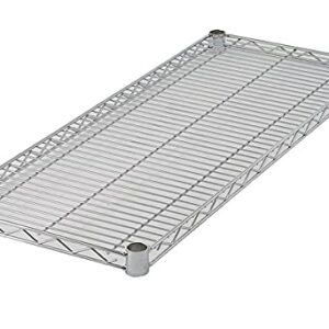 Commercial Chrome Wire Shelving Wall Shelf 18 x 48 - NSF