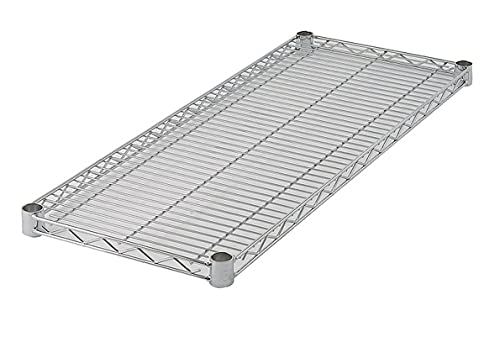 Commercial Chrome Wire Shelving Wall Shelf 18 x 48 - NSF