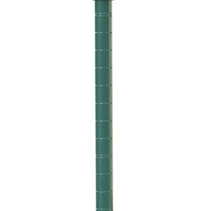 Commercial Epoxy Green Coated Wire Shelf Shelving Posts 74" - 4 Posts