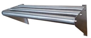 kps commercial stainless steel tubular wall shelf 14 x 36