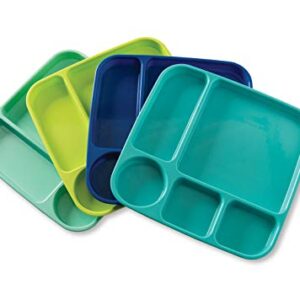 Nordic Ware Meal Trays, Set of 4, Coastal Colors