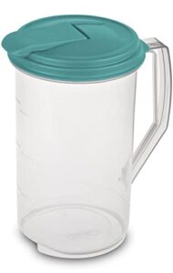 sterilite 2 qt, round pitcher, as shown