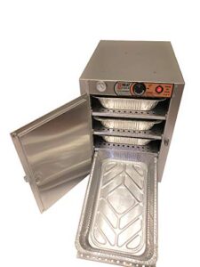 heatmax 162224 party catering full size 3.25" tall pans hot box food warmer, nsf/ul certified great for schools and churches - made in usa with service and support