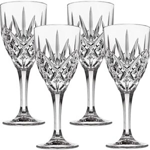 Godinger Wine Glasses Goblets, Shatterproof and Reusable Acrylic - Dublin Collection, Set of 4