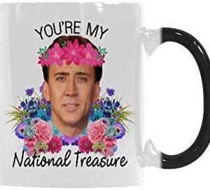 SCSF You're My National Treasure Morphing Coffee Mugs Heat Reveal Color Change Mug Christmas Mug For Men11 Ounces