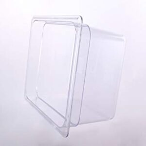 Hakka 1/2 Size Polycarbonate Food Pans,4"Deep,Clear - Pack of 6