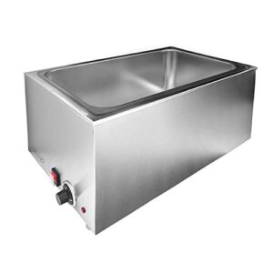 zica zck165a commercial stainless steel electrical bain marie buffet food warmer steam table for catering and restaurants